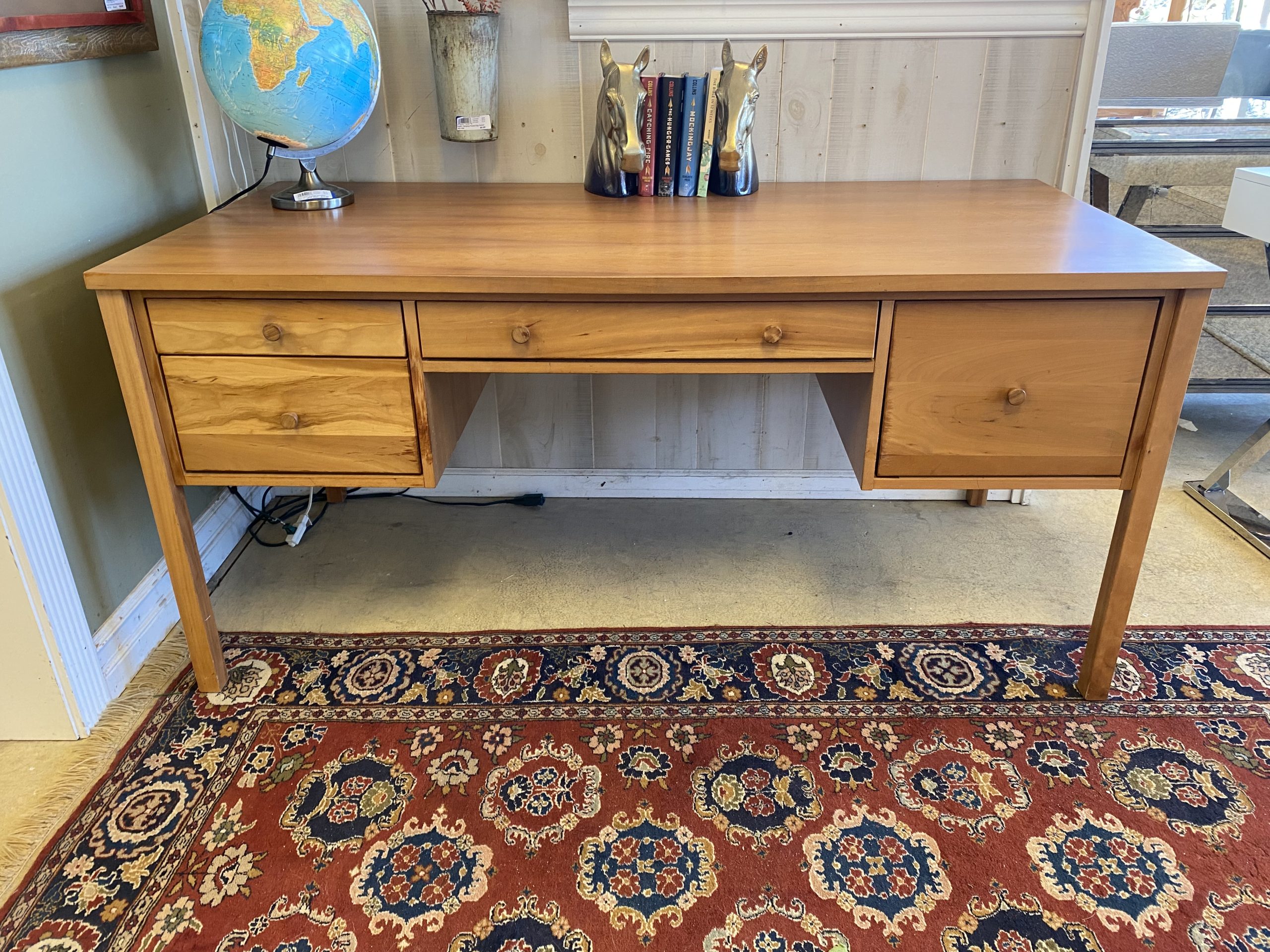 Solid Cherry Shaker Style Executive Desk – Westside Furniture Consignment Emporium